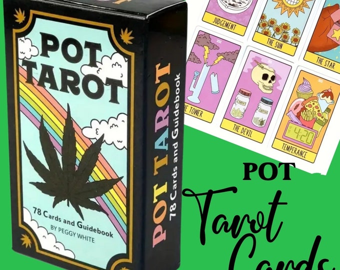Tarot Card Deck 78 Cards, Pot Weed Tarot, Spiritual Guidance, Fortune ...