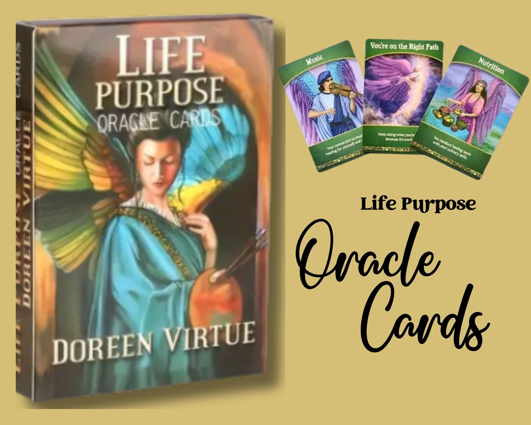 Life Purpose Oracle Cards, Oracle Card Deck, Divination Cards, Non ...