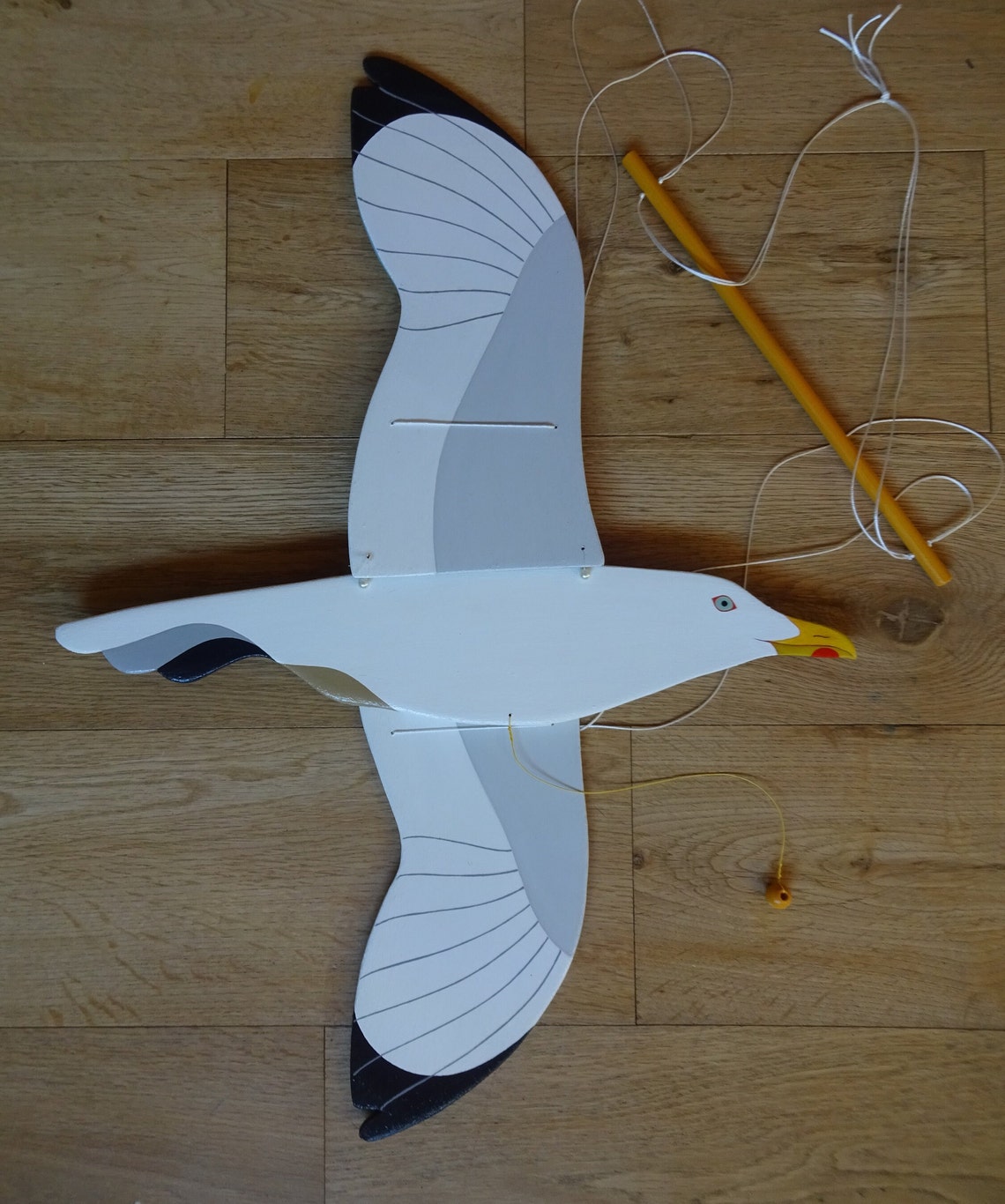 Mobile Flying Bird Wooden Gull for Home Decoration or - Etsy