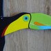 Wooden Flying Bird Mobile Toucan à Carène Decoration for the - Etsy