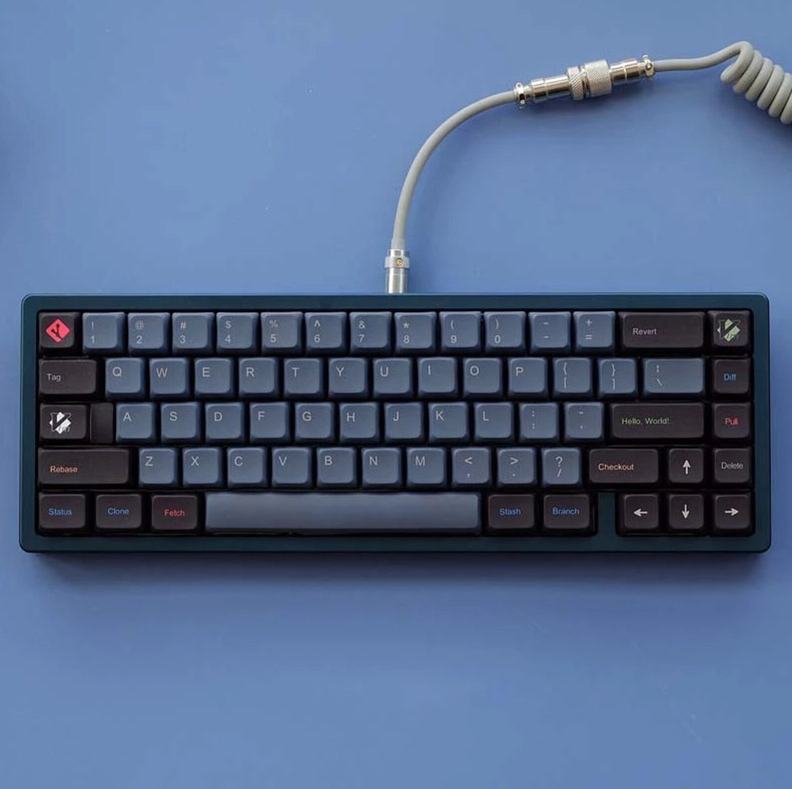 Dark Blue Coder Keycaps Black and Blue Keycap Set 123 Keycaps - Etsy UK