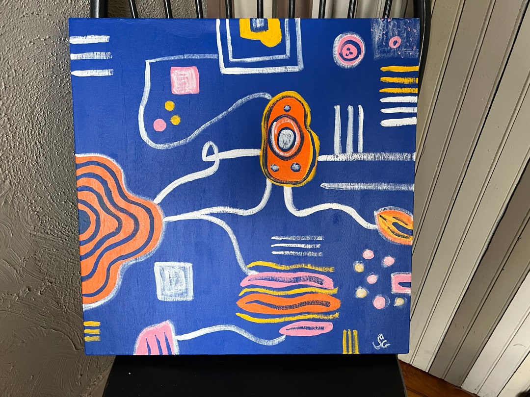 Blue Tuesday - Acrylic - 20 X 20 - Etsy