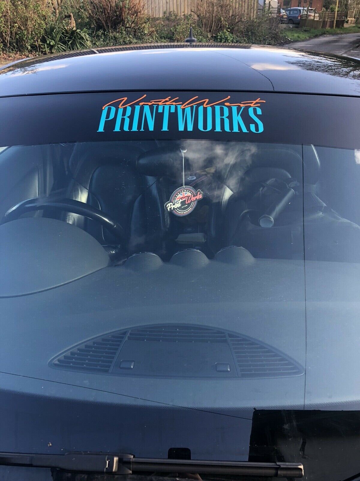 Custom Sunstrip Matt Black Your Text/font/design - Etsy UK