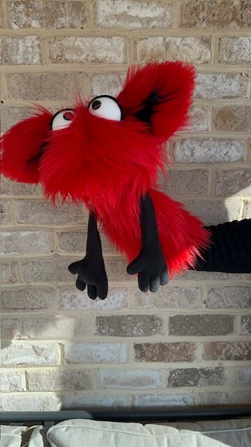 Professional Puppet, Furry Monster Puppet, Hand Puppet, Puppet - Etsy