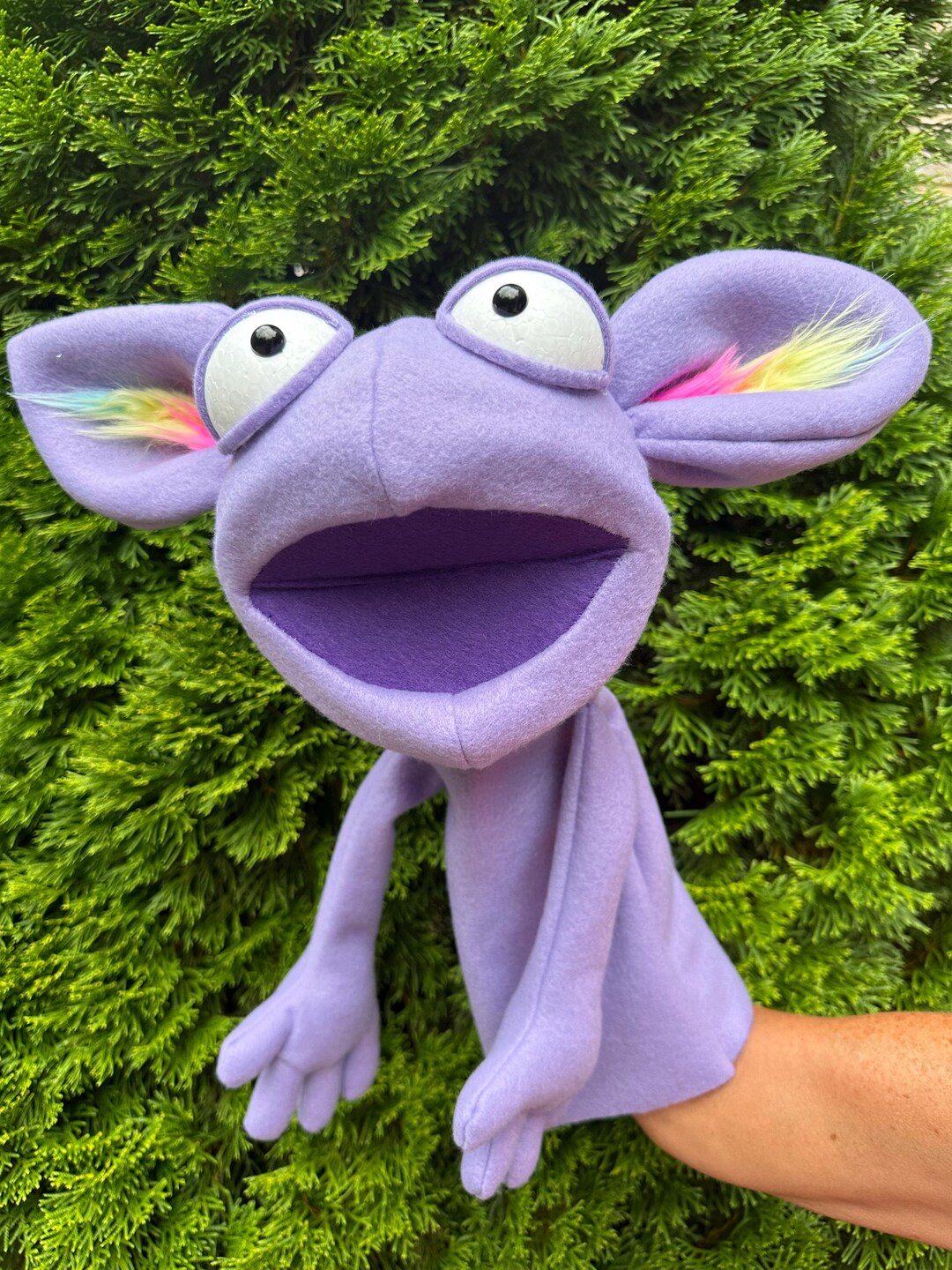 Purple Puppet, Moving Mouth Puppet, Professional Puppet - Etsy