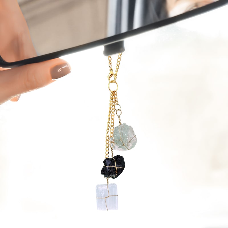 Crystal Car Charm - Etsy