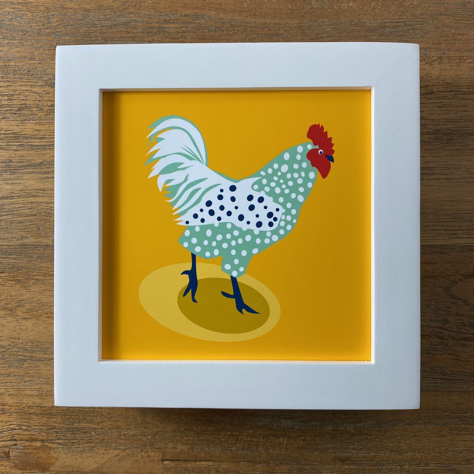 Framed Pop Art Chicken Available in 5 Colors Small, Framed Print - Etsy