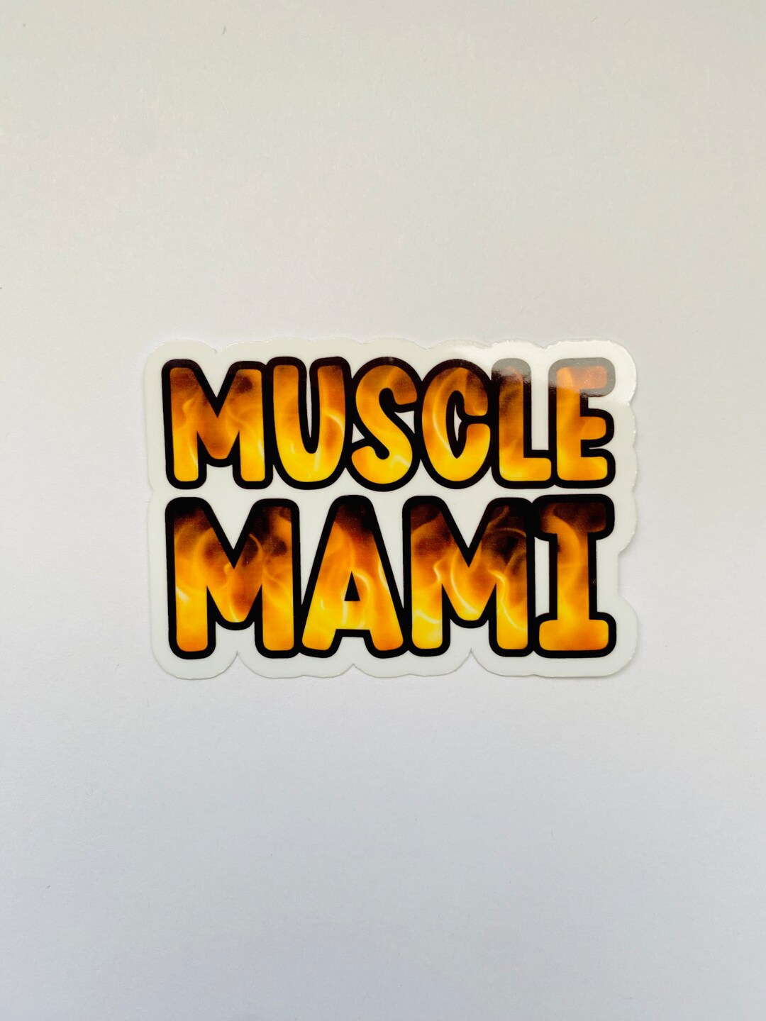 Muscle Mami Sticker Gym Sticker - Etsy