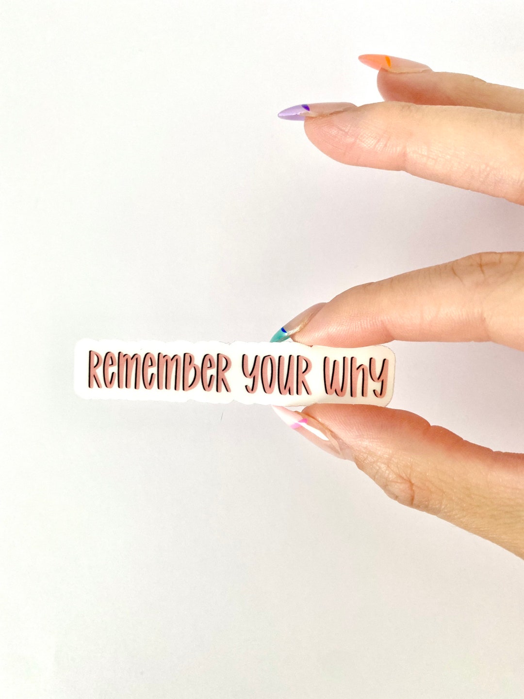 Remember Your Why Sticker Motivational Sticker Waterproof Gym Sticker ...
