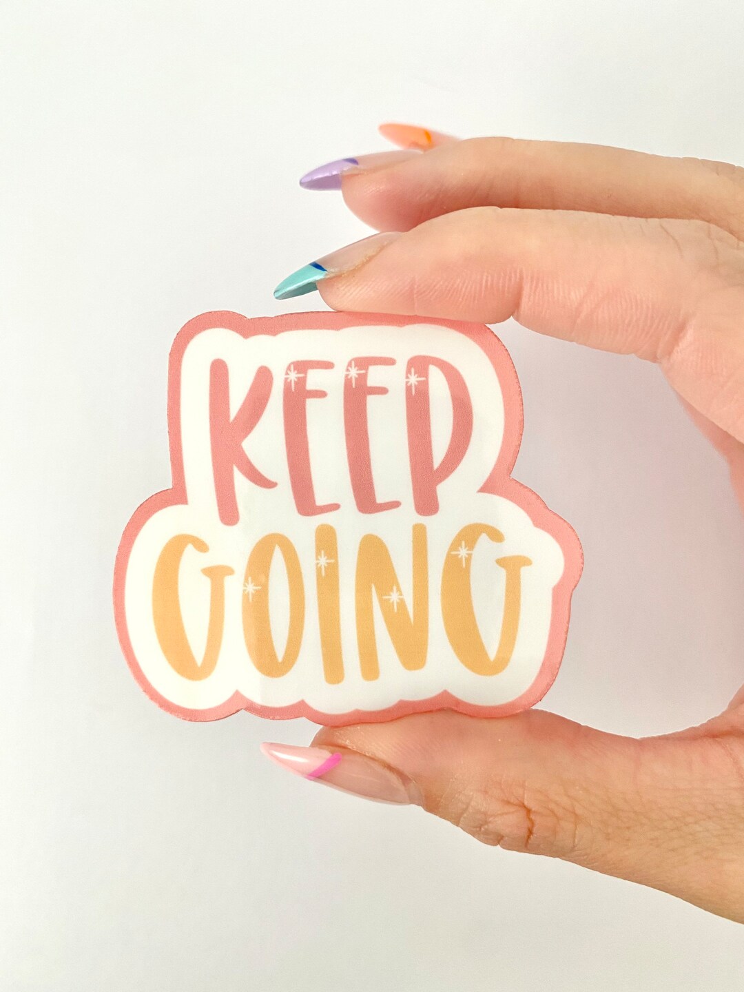 Keep Going Sticker | Motivational, Cute Workout Sticker - Etsy
