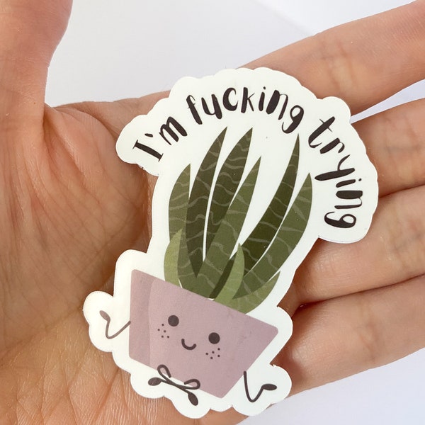 I Tried Stickers - Etsy