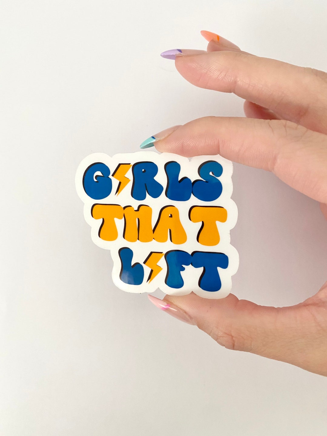 Girls That Lift Sticker | Workout Sticker | Gym Sticker | Waterproof ...