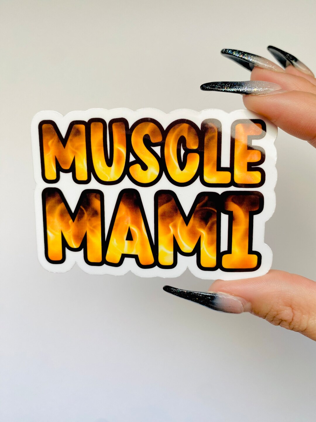 Muscle Mami Sticker Gym Sticker - Etsy