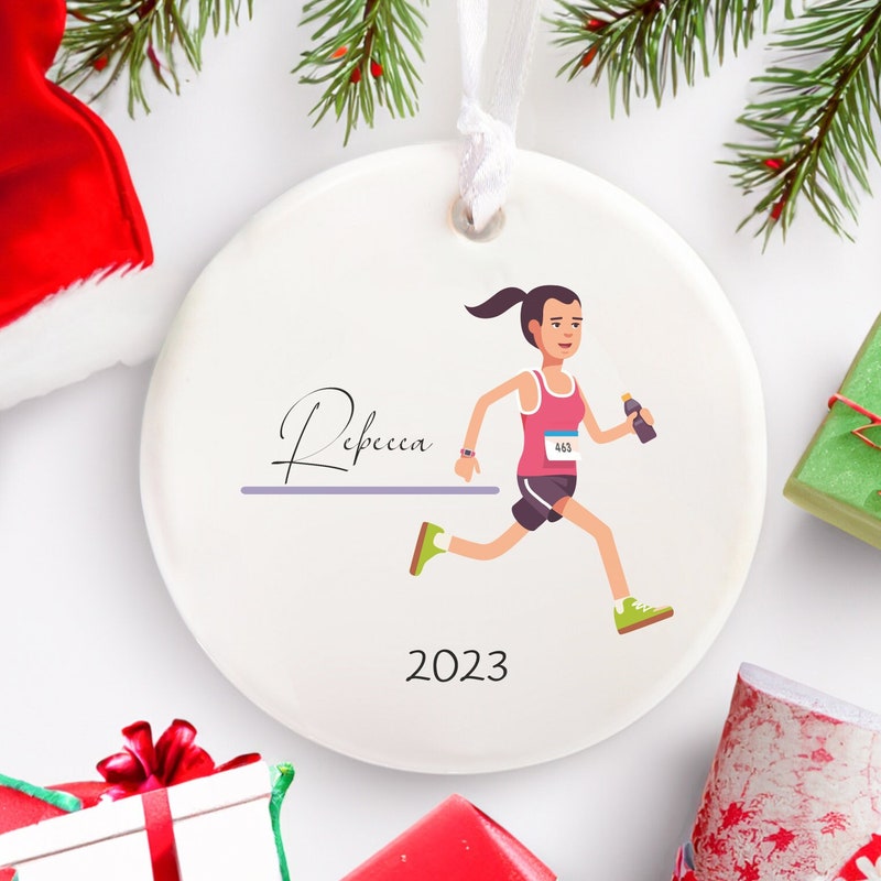 Runner Ornament - Etsy