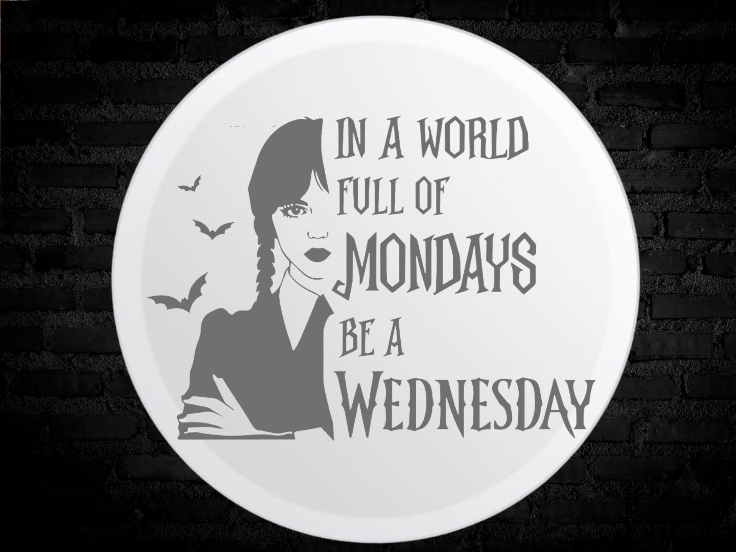 Wednesday Addams Custom Standing Mirror. - Etsy