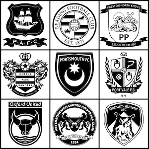 77 English Football Clubs Emblems, Crests, Logos Svg, Dfx, Lbrn, Ai ...