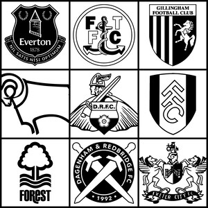 77 English Football Clubs Emblems, Crests, Logos Svg, Dfx, Lbrn, Ai ...