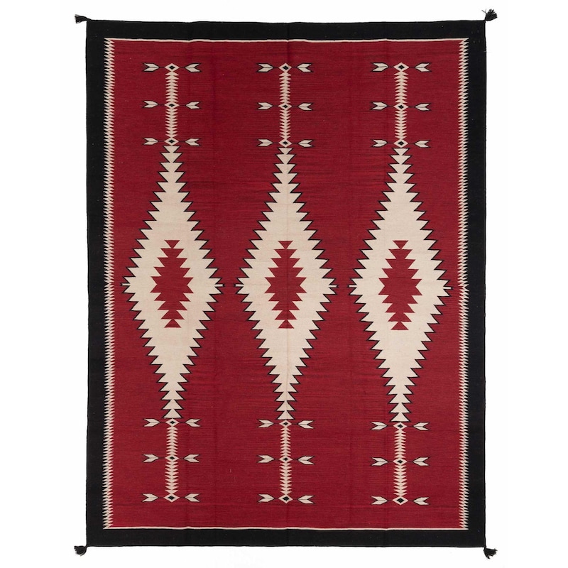 9x12 Wool Rug Aztec - Etsy