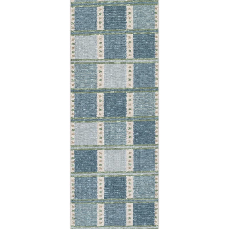 Blue Green Woven Rug - Etsy