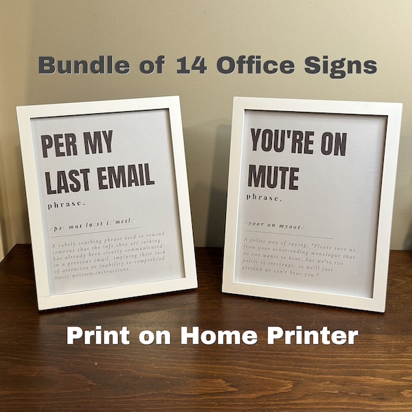 Funny Office Sign - Etsy