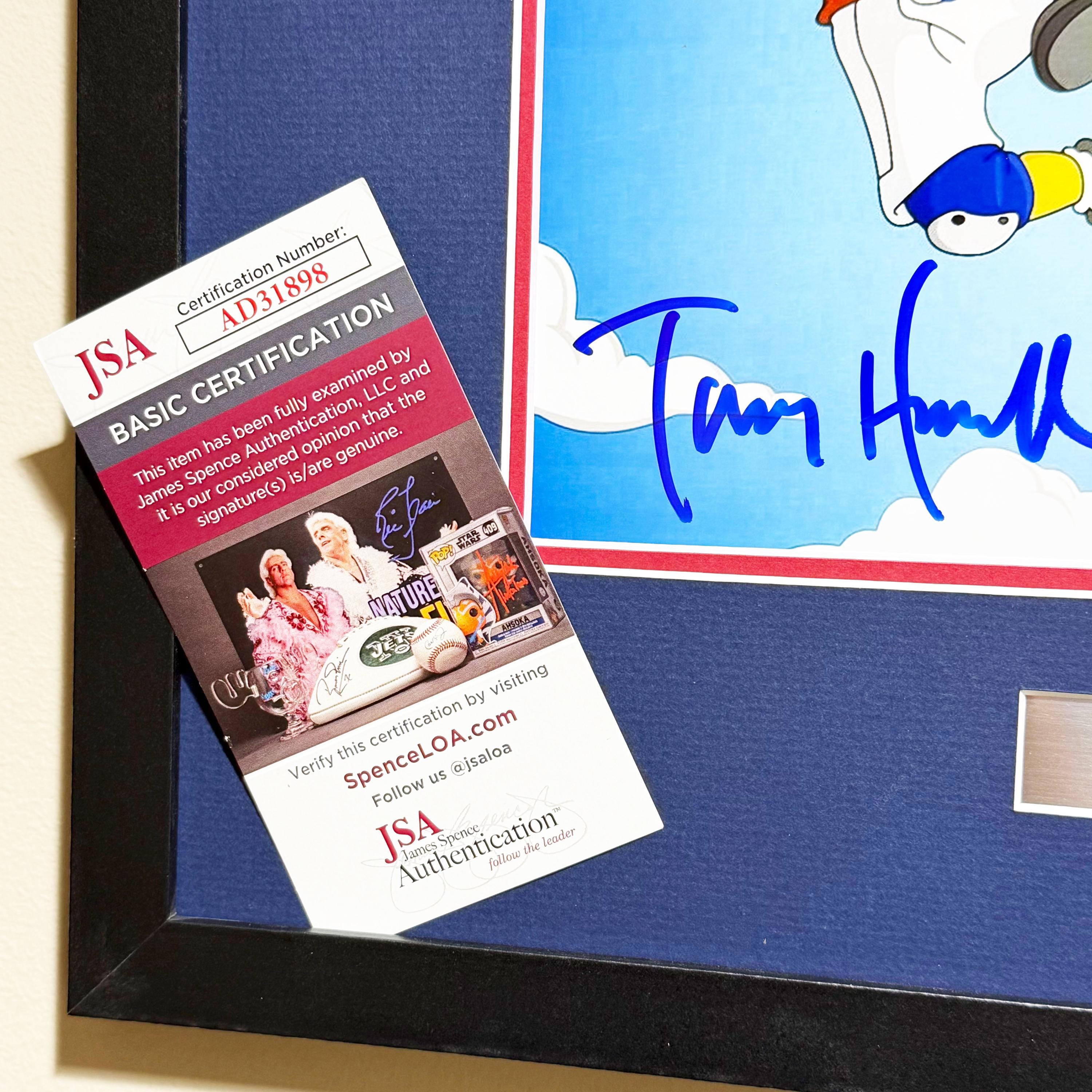 Tony Hawk Signed Simpsons Photo | “barting Over” S14 E11 | Framed Wall ...