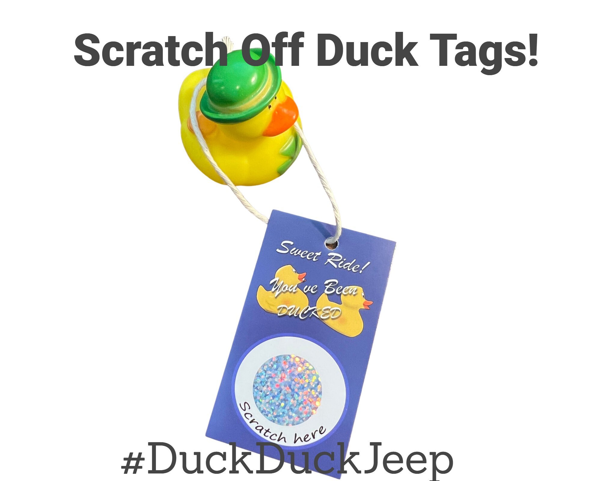 You've Been Ducked Scratch off Duck Tags Unique and Fun - Etsy