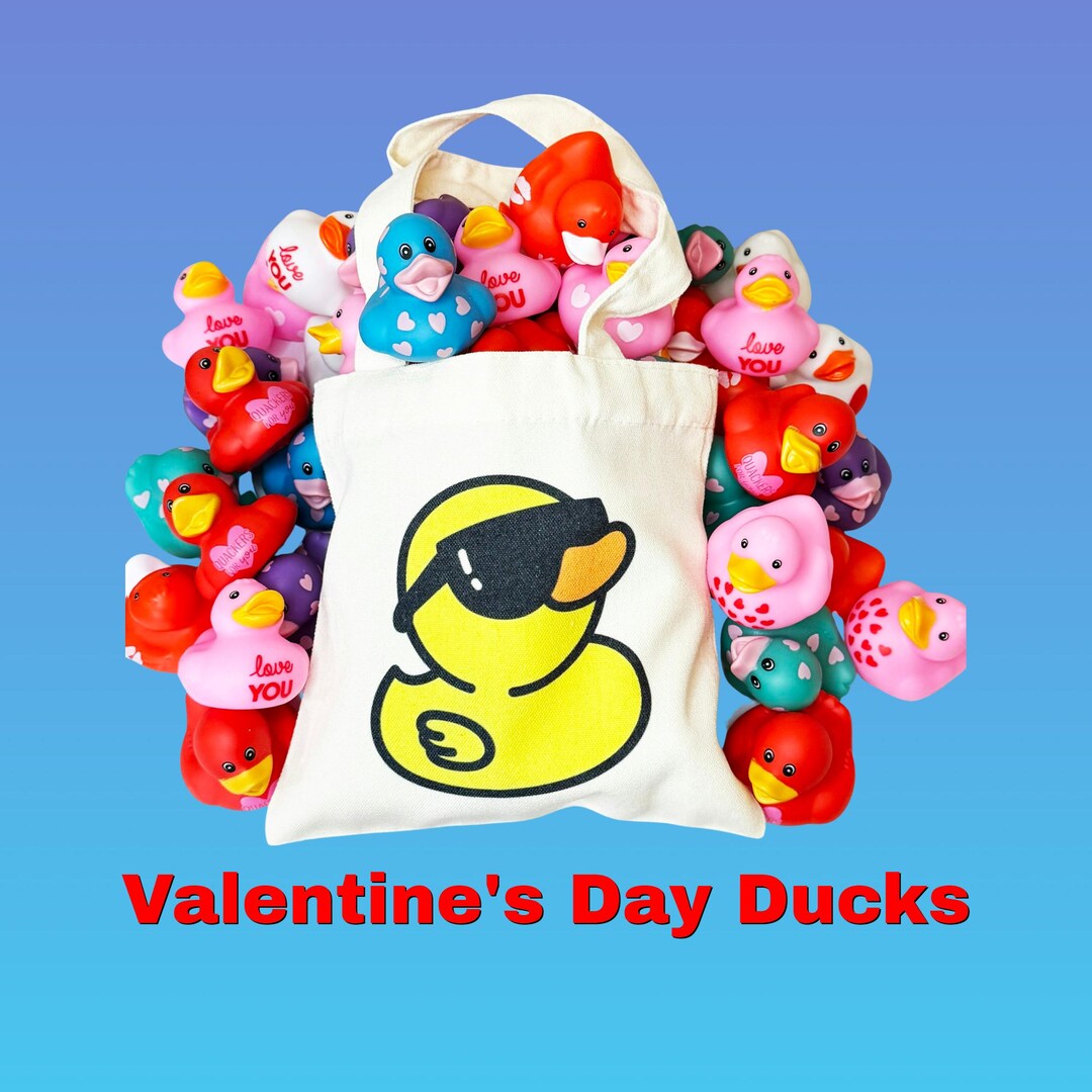 Valentine's Day Rubber Duck Set | Adorable Ducks in Themed Designs ...