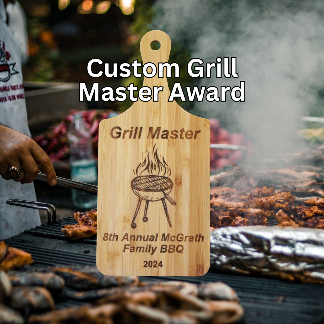 Custom Grillmaster Award | Engraved Cutting Board | Cooking Contest ...