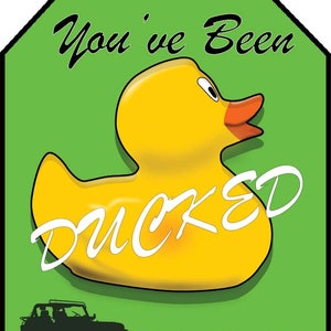 Printable "you've Been Ducked" Tags - Easy Tie to Your Ducks (immediate ...
