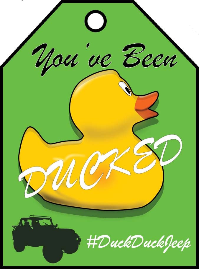 Printable "you've Been Ducked" Tags - Easy Tie to Your Ducks (immediate ...