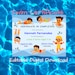 Customizable Swim Certificate | Edit Student Name, Class Name, Date ...