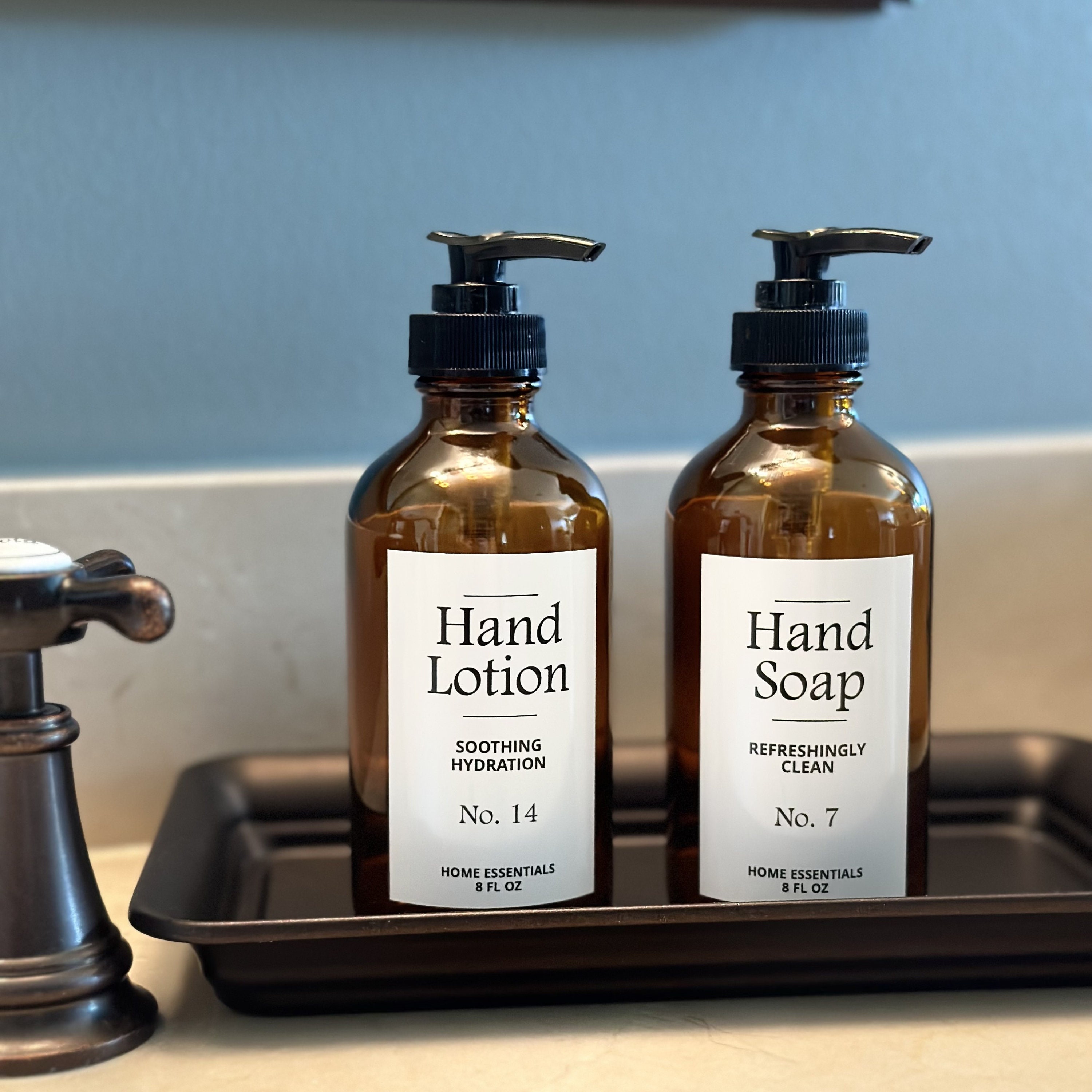 Hand Soap and Hand Lotion LABELS ONLY Modern Design Labels for Kitchen ...