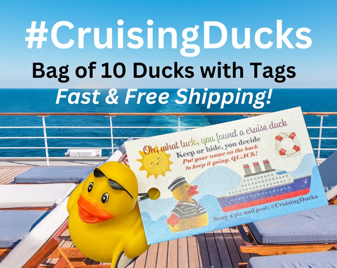 Cruise Duck Tags, INSTANT Download, Royal Caribbean, Print at Home ...