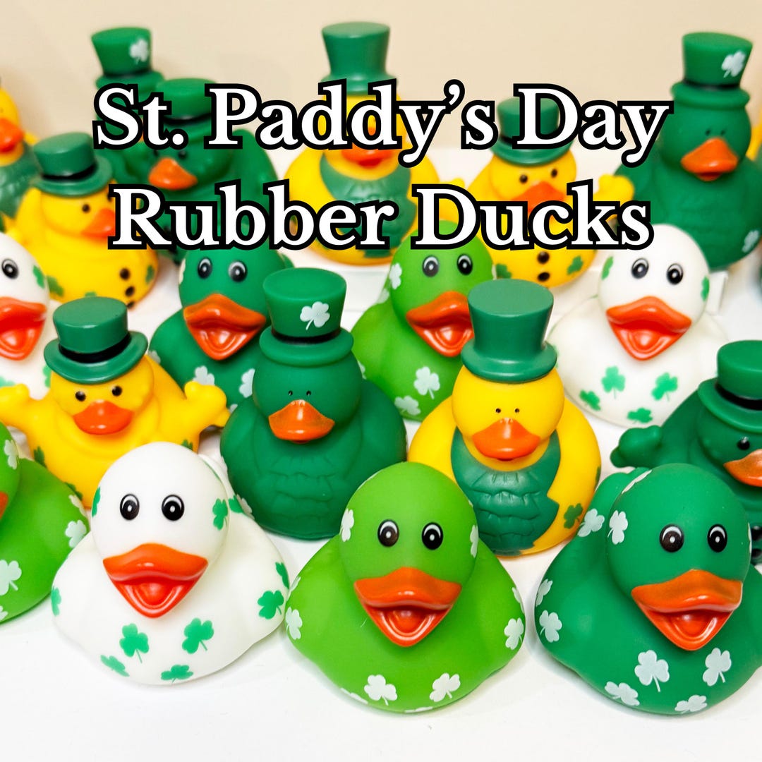 St. Patty's Day Rubber Ducks | St. Patrick's Day Gifts | Fun Prize ...
