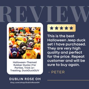 Halloween-themed Rubber Ducks | for Parties, Trick-or-treating ...