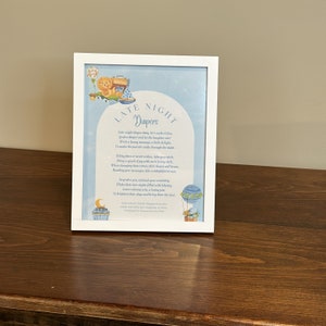 Late Night Diapers - Printable Baby Shower Activity | Instant Download ...