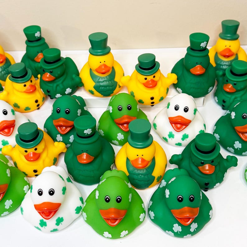 St. Patty's Day Rubber Ducks | St. Patrick's Day Gifts | Fun Prize ...