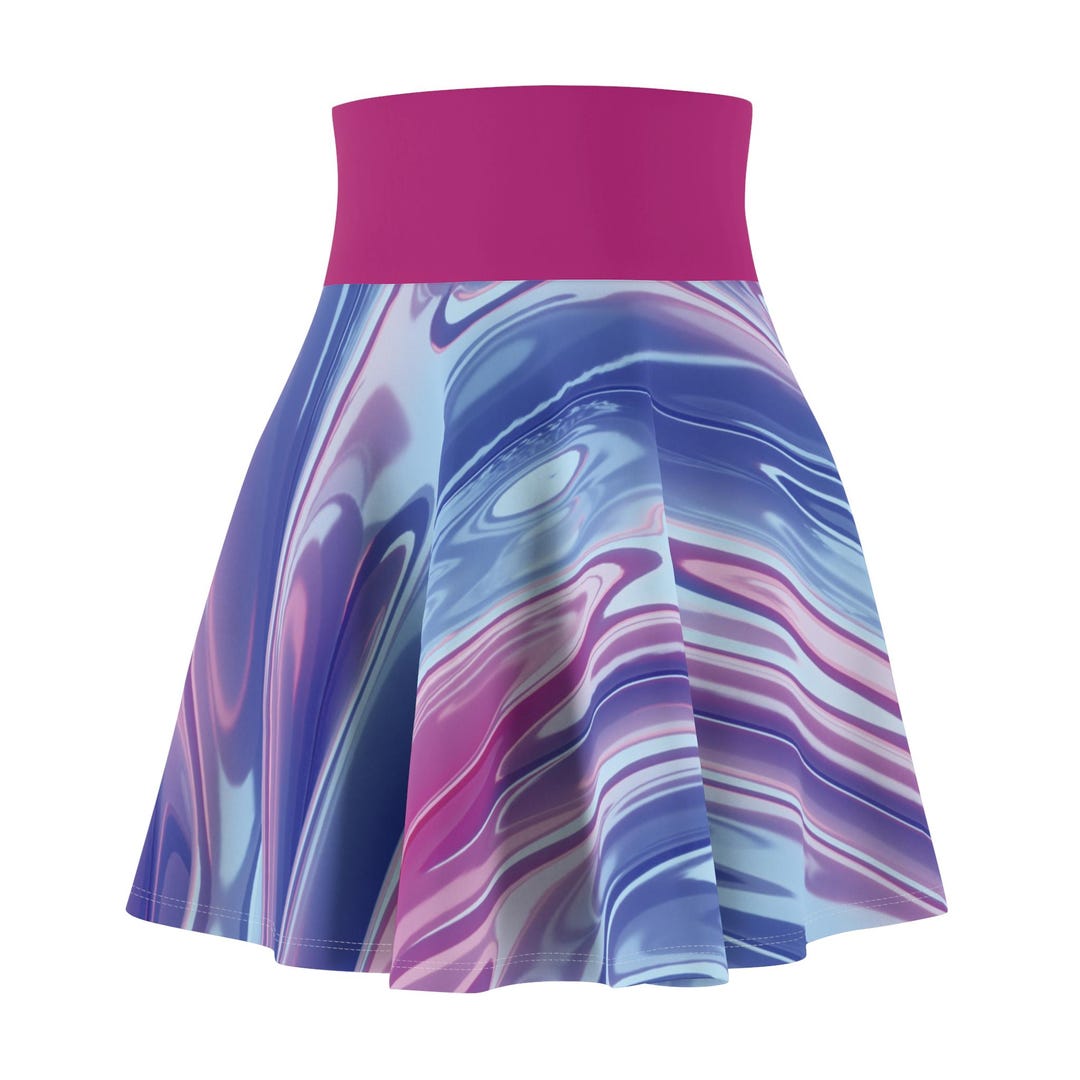 3D Waves Illusion - Skater Skirt for You - Etsy