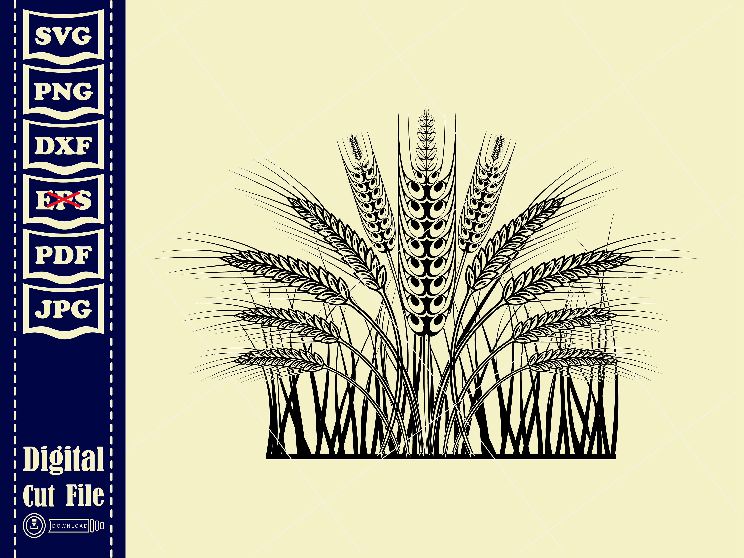 Wheat SVG Bundle Wheat Svg Grain Svg Wheat Clipart Wheat - Etsy