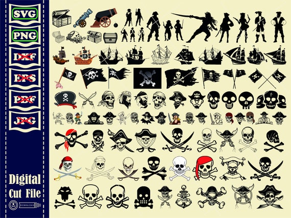 Pirate SVG Pirate SVG Bundle Pirate Cut Files Pirate - Etsy