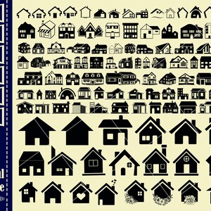 House Svg Building Svg Floral Home Svg House Silhouette - Etsy Canada