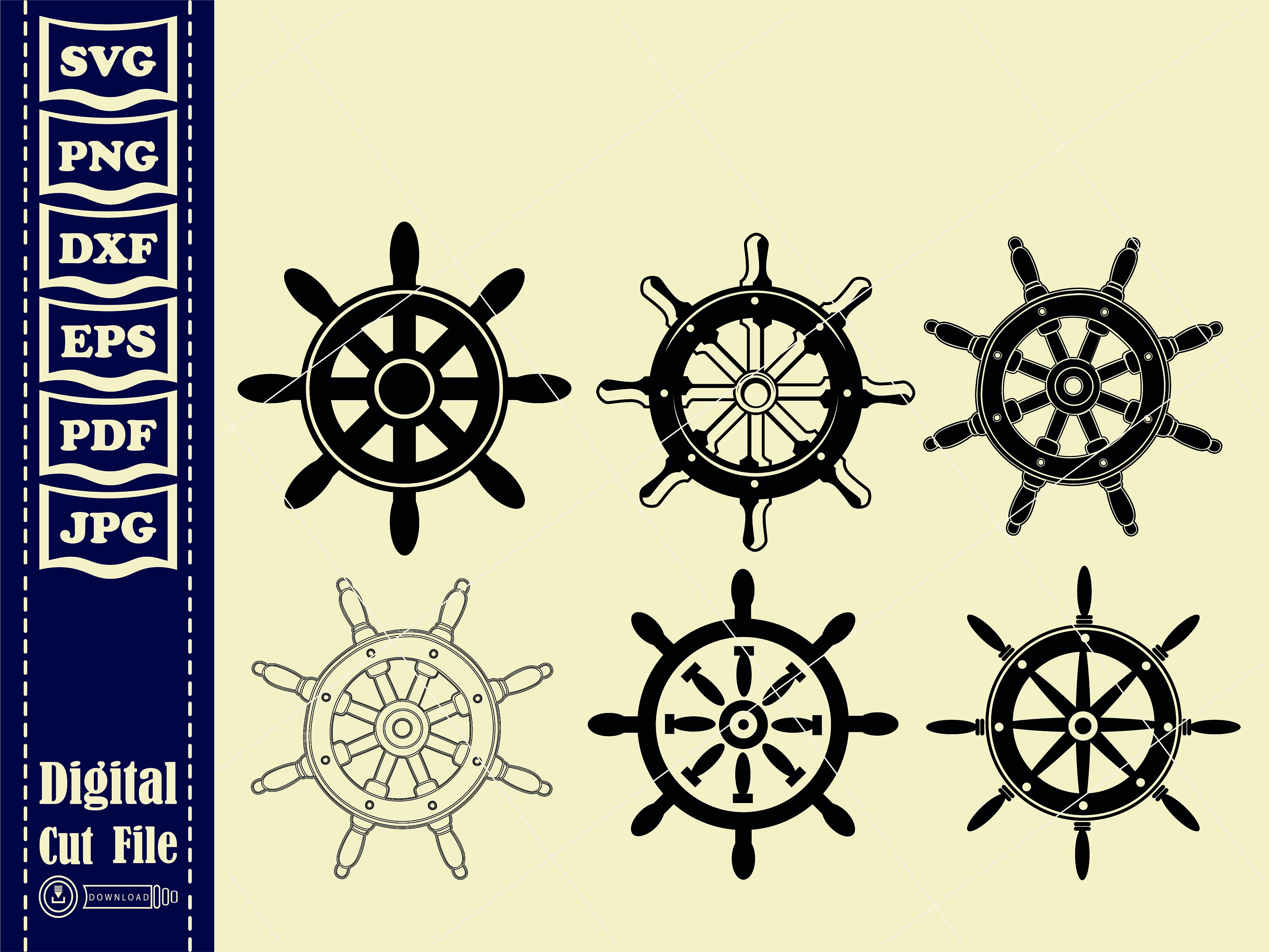 Ships Wheel SVG Bundle Captains Wheel SVG Captains Wheel - Etsy Australia