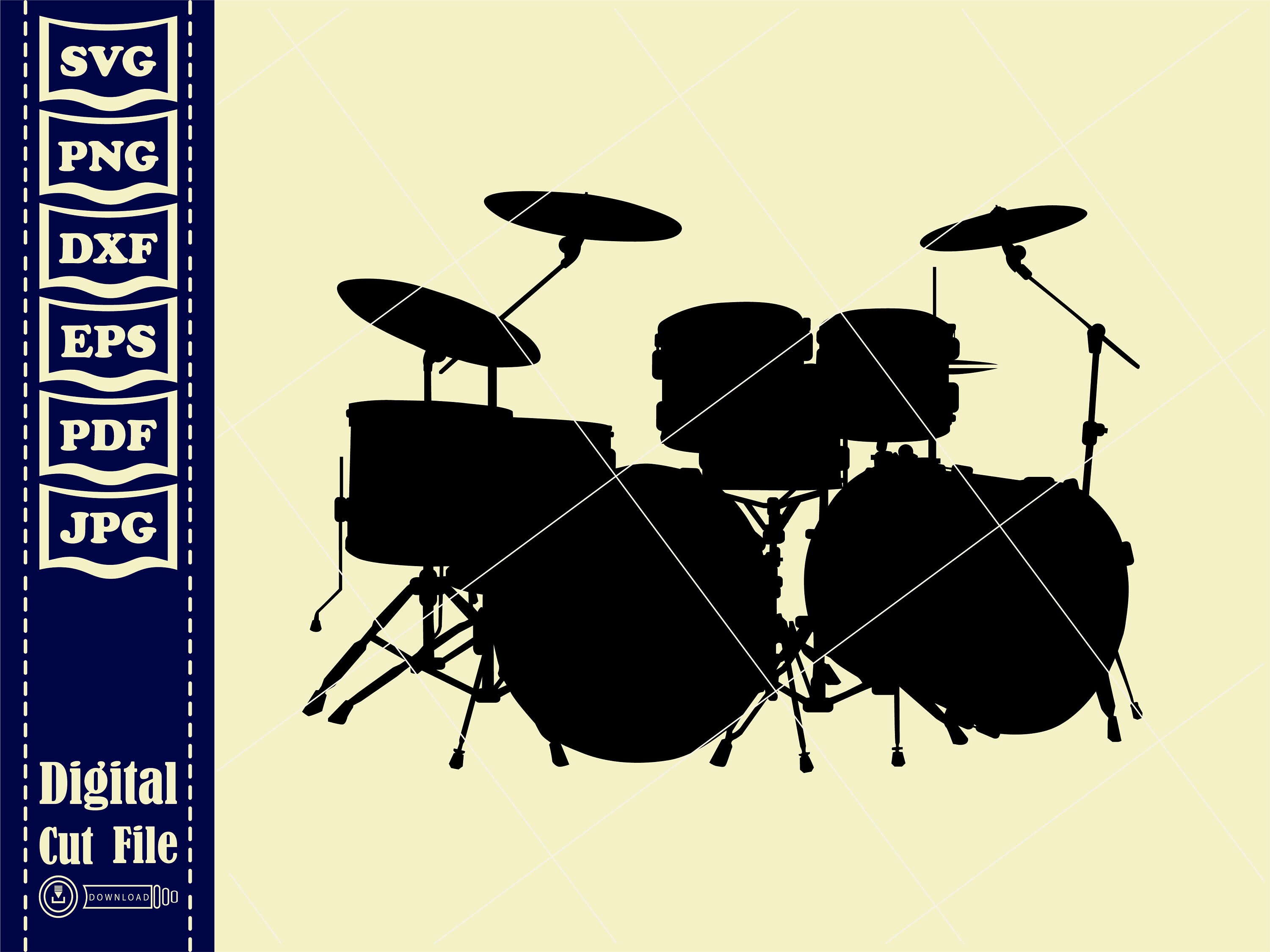 Drum Svg Drummer Svg Music Clipart Musicians Svg File - Etsy UK