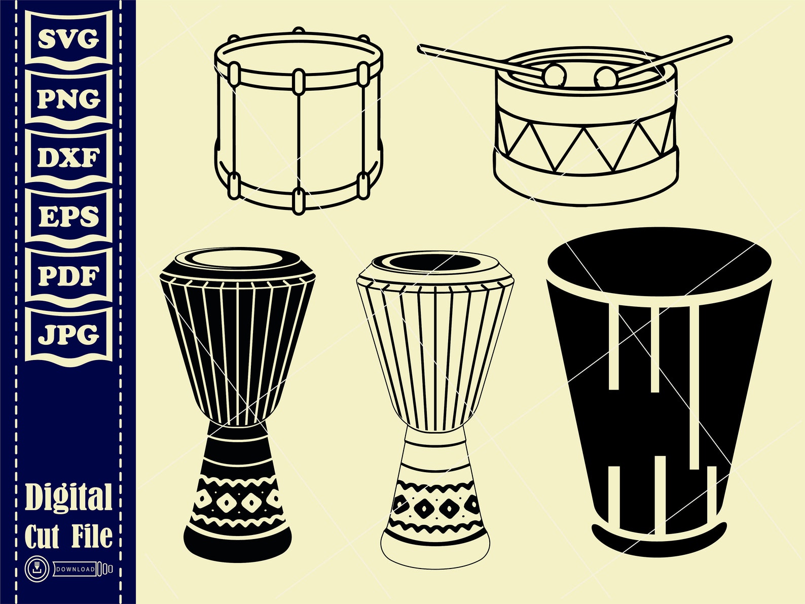 Drum Svg Drummer Svg Music Clipart Musicians Svg File - Etsy