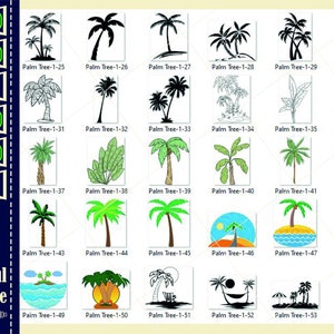 Palm Tree Svg 2 Sunset Svg Palm Beach Svg Palm Tree Sunset - Etsy