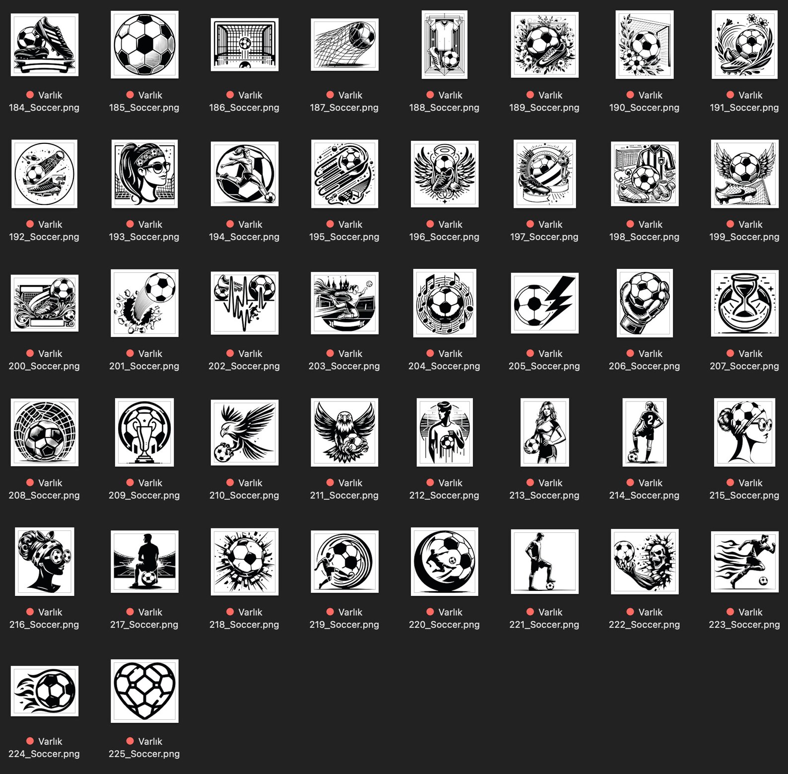 Soccer SVG Bundle, Football Clipart (digital Download) - Etsy