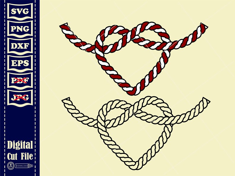 Rope SVG Bundle Nautical Knot Svg Rope Dxf Rope Png Rope - Etsy