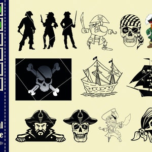 Pirate SVG Pirate SVG Bundle Pirate Cut Files Pirate - Etsy