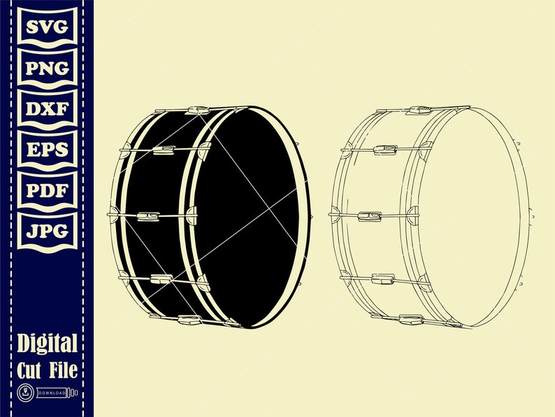 Drum Svg Drummer Svg Music Clipart Musicians Svg File - Etsy