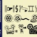 Film SVG Movie Svg Cinema Svg Split Cinema Movie Night - Etsy Canada